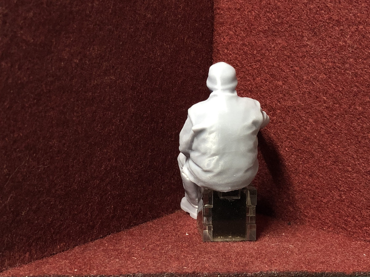 G-Scale seated driver figure - from 3D scan of a person - MD014 (also ...