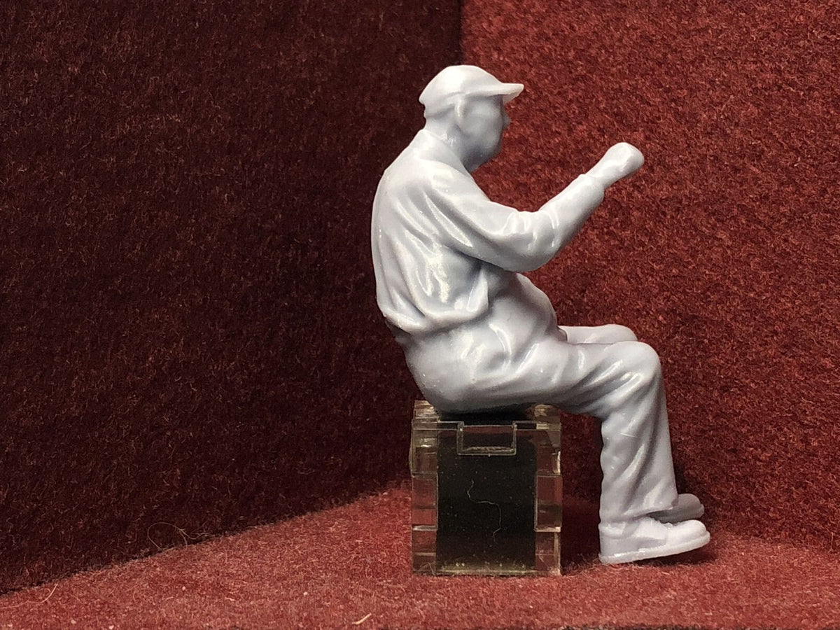 G-Scale seated driver figure - from 3D scan of a person - MD020 (also ...