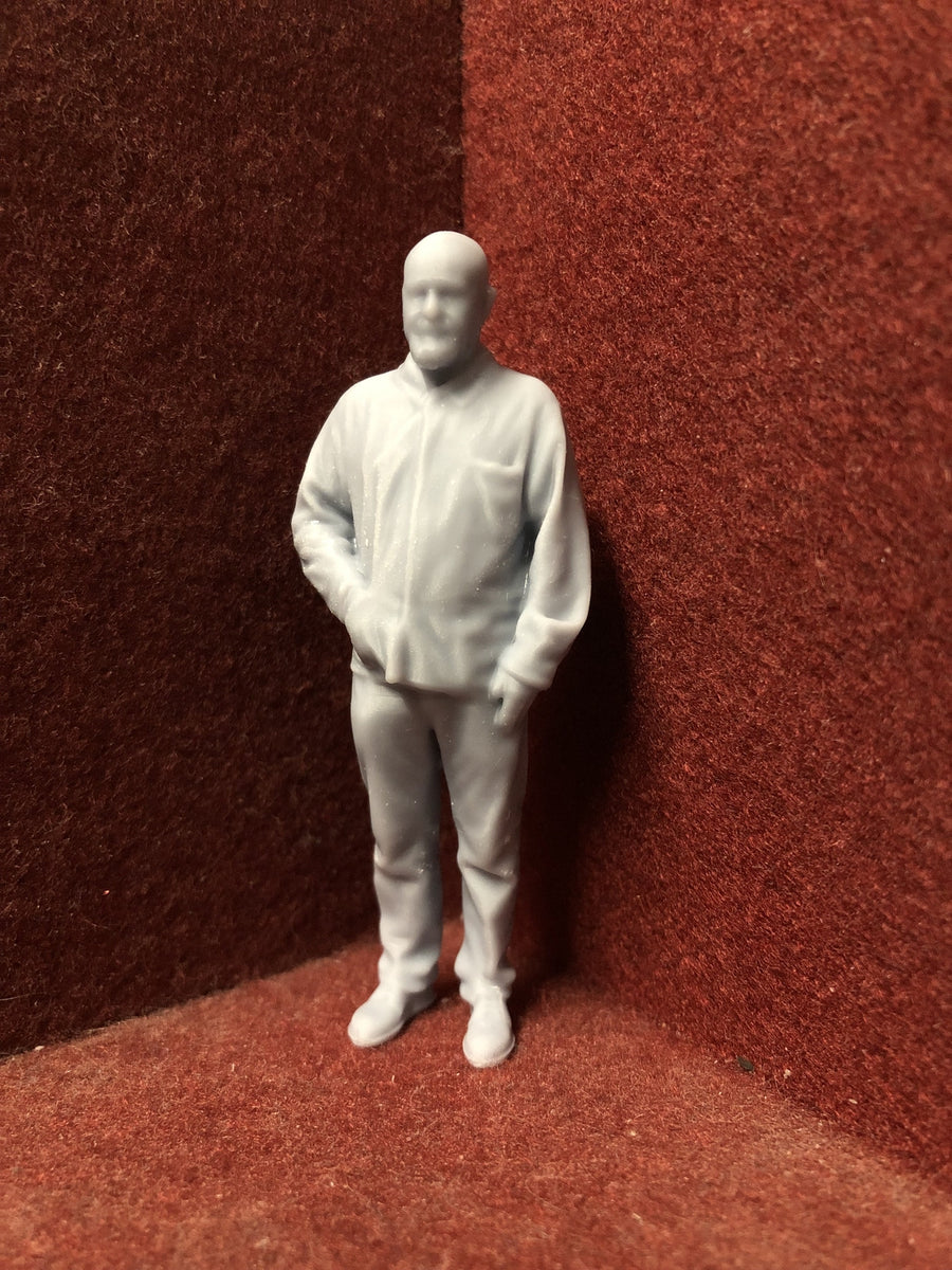 G-Scale Driver figure - 3D scan of a real person - MD259 (also GN15 ...